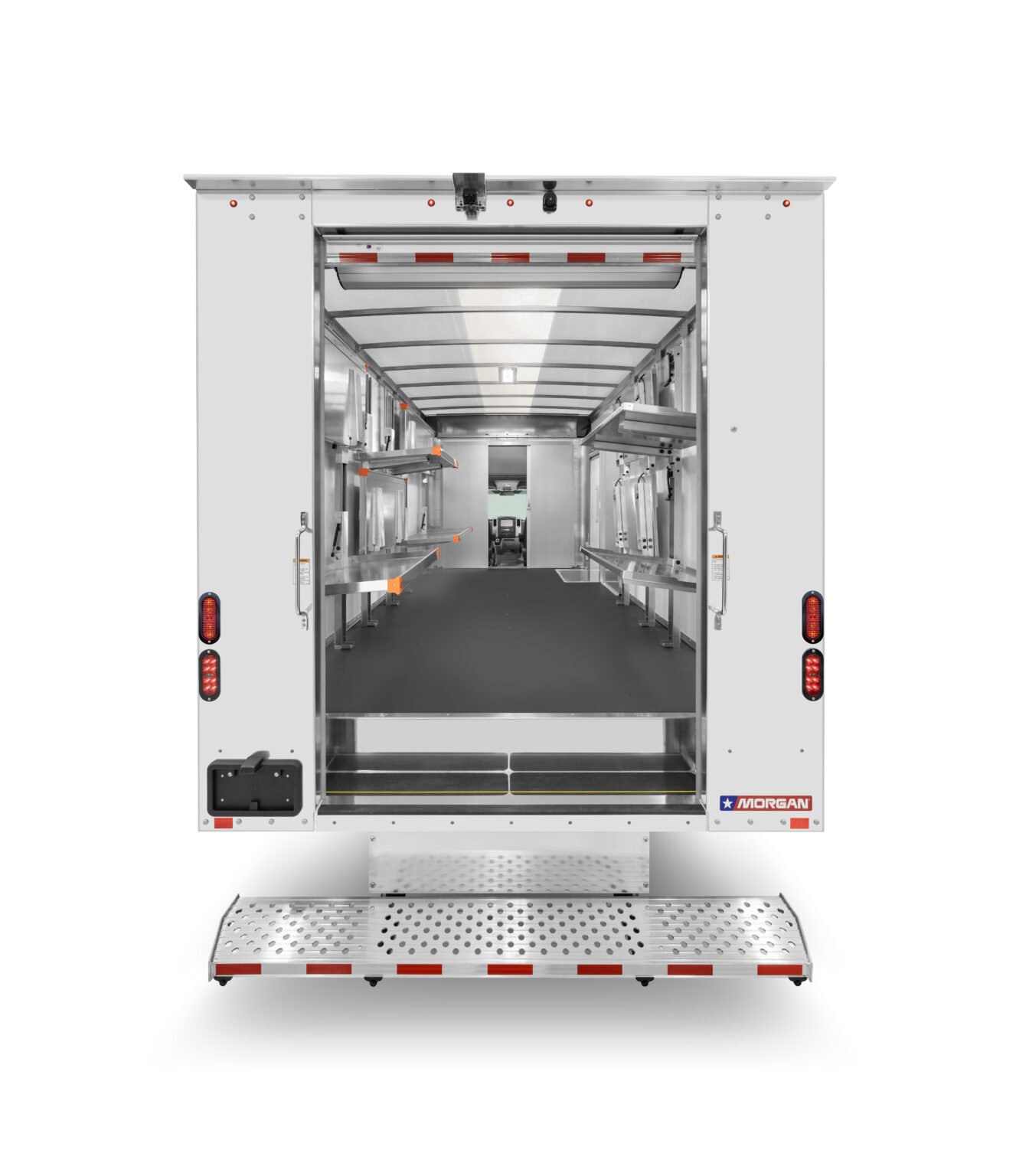 Morgan Truck Body Showcases Class 4 Parcel Van Full-height Walk-through ...